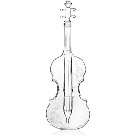 Creative Glass Decanter, Violin Shape Wine Separator Glass Bottle ...