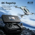 Gray White Gray Brushless Drone With Detachable Screen Remote, 1080P Hd ...