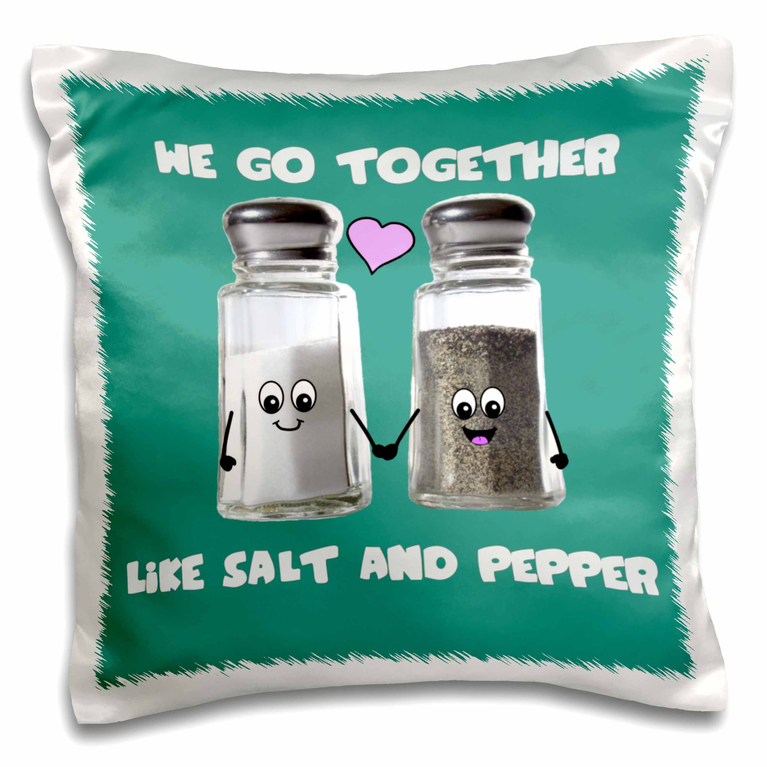 We go together like salt and pepper - Cute smiling cartoon condiments ...