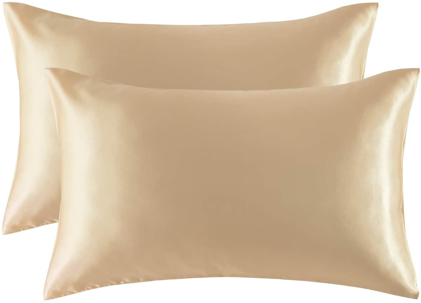 Satin Pillow Ca E Standard 2 Pack Champagne Pillowca E For Hair And satin-pillow-ca-e-standard-2-pack-champagne-pillowca-e-for-hair-and