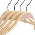 Durable Wooden Hanger with Smooth Finish, Heavy Duty Design, Clothes ...
