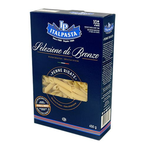 Italpasta Selezione di Bronzo Penne Rigate 450g, IP Bronze Select Penne ...