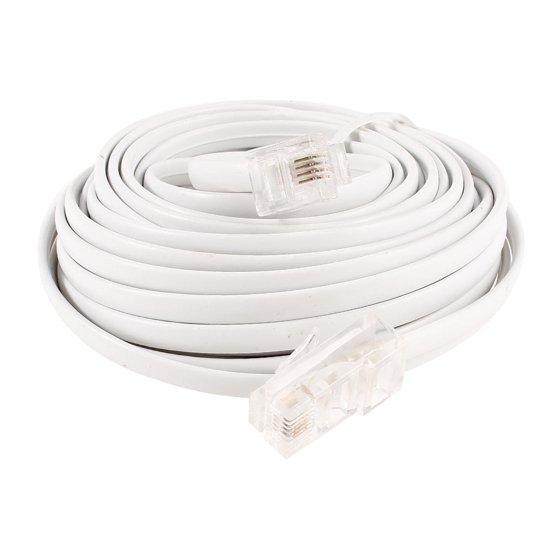 Click here for Unique Bargains White RJ11 6P4C to RJ 45 8P4C Modu... prices
