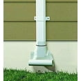 Extension Drain Away Downspout Extender White 46 inch Length 8-1/2 inch ...