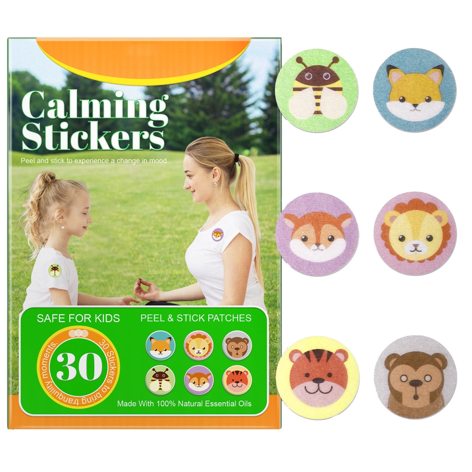 Click here for Bgnaty Mood Calming Stickers For Kids (30 Pack) -... prices