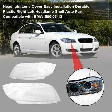 Essen Headlight Lens Cover Easy Installation Durable Plastic Right Left ...