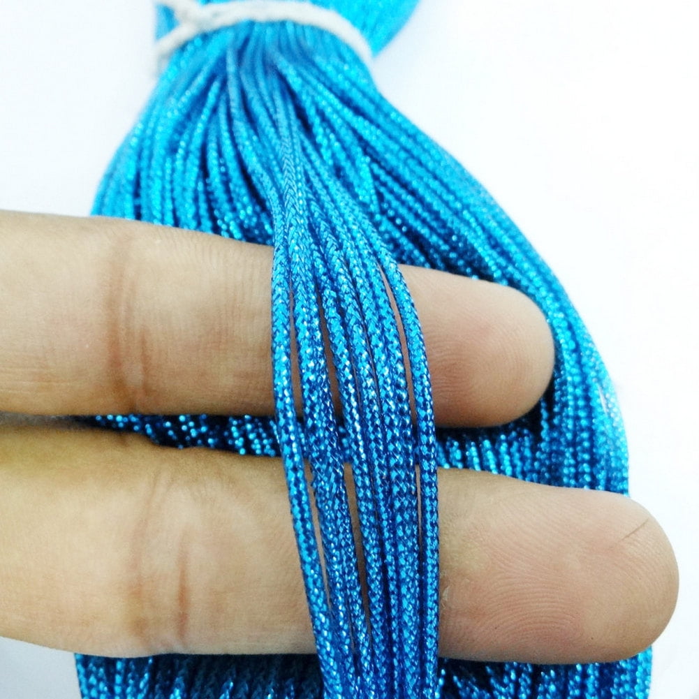 Handcrafted Blue Metallic Thread Hand Embroidery Crafting India 100 ...