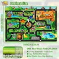 Kids Rugs for Playroom 59"×39.4" Dinosaur Car Play Mat Robot Dinosaur ...