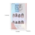 Put on Gel Glue C Nail Tips Clear Long Toenail Tips Half Cover Clear on ... Put on Gel Glue C Nail Tips Clear Long Toenail Tips Half Cover Clear on ...