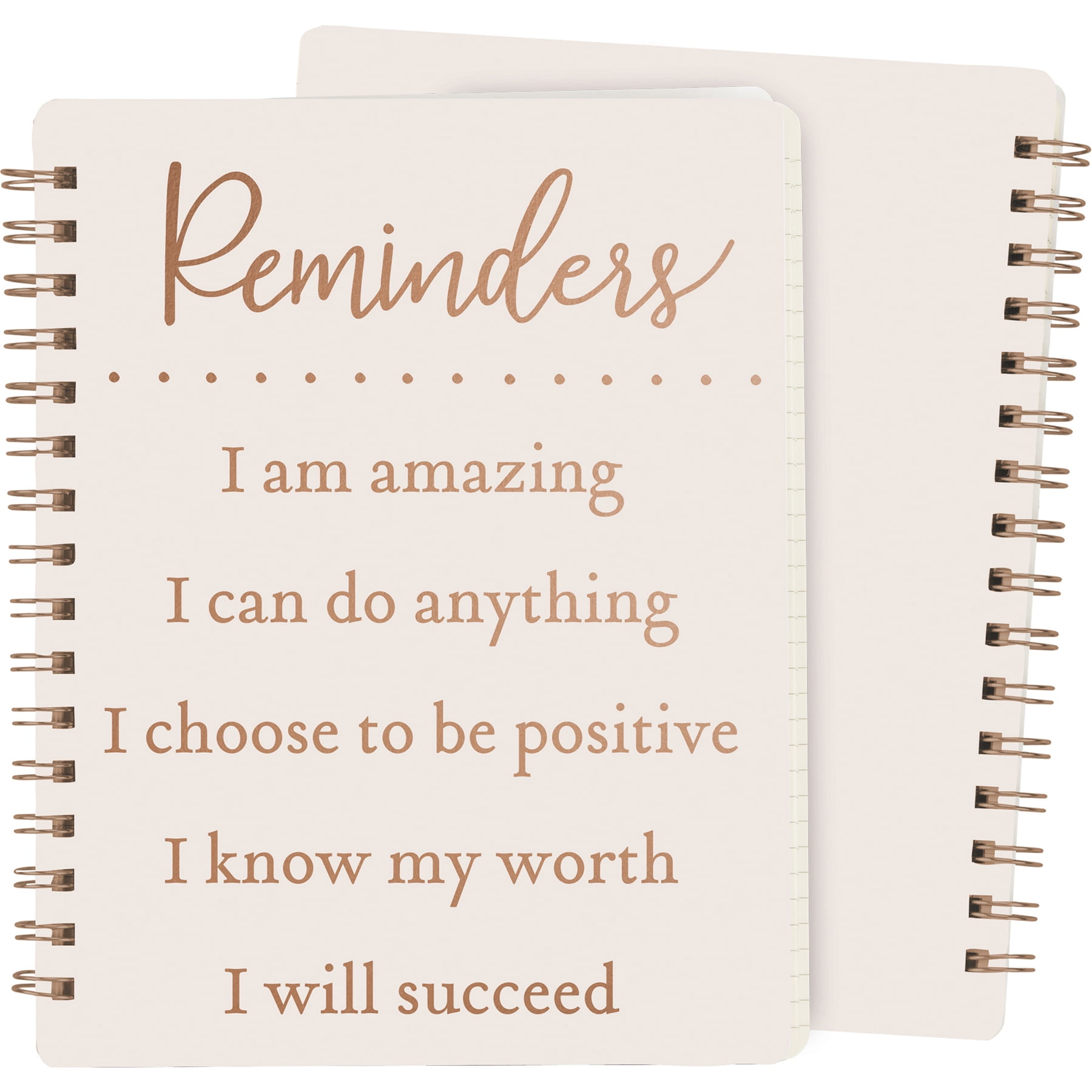 Positive Reminders - I Am Amazing Spiral Notebook | 5.75" x 7.50" | 120 ...
