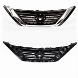 LABLT Front Bumper Upper Grille Assembly 623109HS1A Fit for Nissan ...