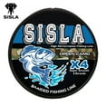 SISLA Braided Fishing Line, 4 Strand PE Multifilament, Strong Durable ...