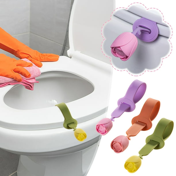 XMMSWDLA Toilet Seat Lifter Handle Toilet Seat Lid Lifter Handle Toilet Seat Cover Lifting Handle Mushroom Flexible Kids Toilet Seat Lifter Prevent Contact with The Toilet Ring for Purple Walmart Busi...