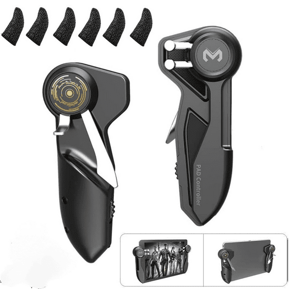 8 Pcs Gaming Finr Sleeves (4 Red + 4 Blue) - Anti-Sweat & Non-Slip Grip ...