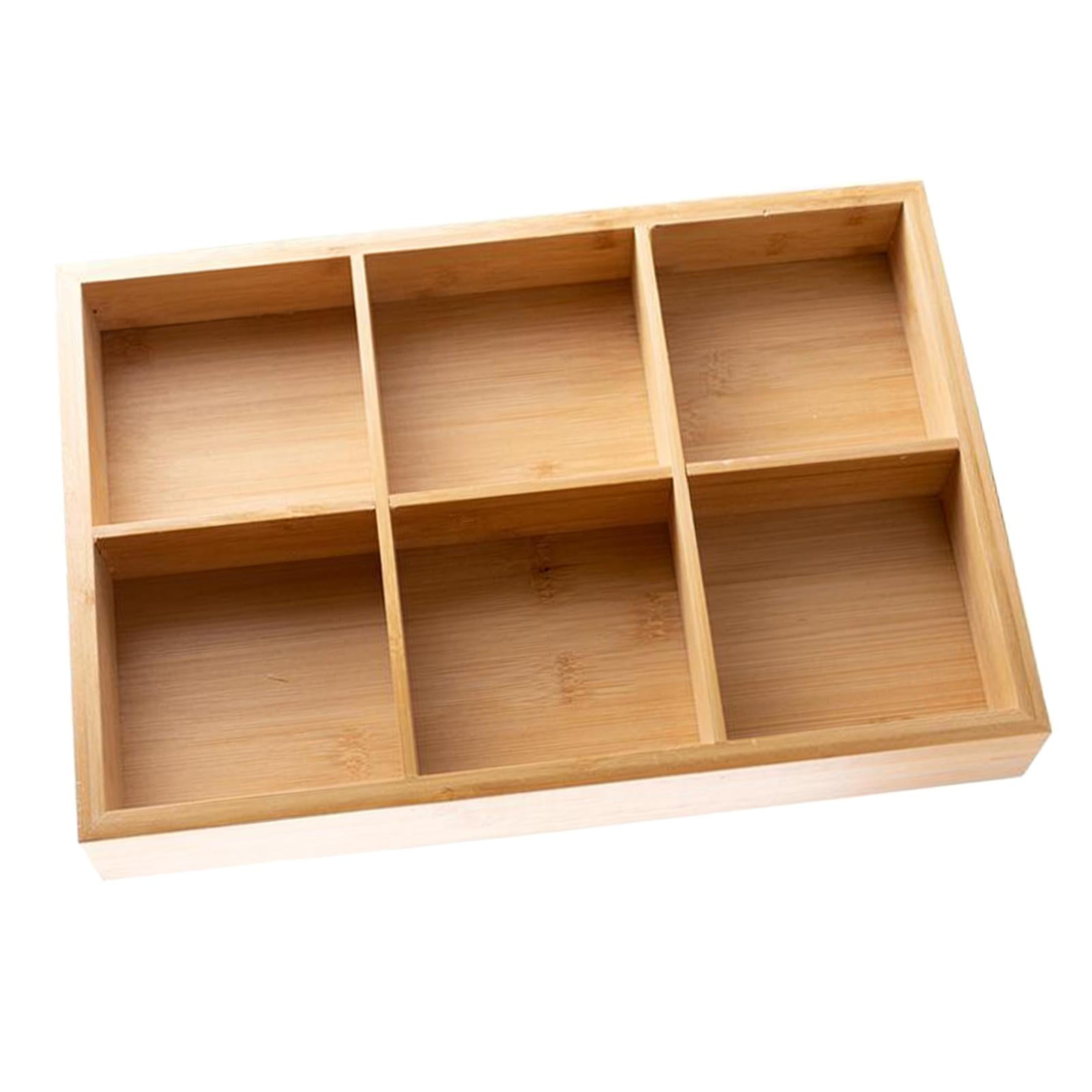 Wooden Snack Serving Tray Divided Condiment Appetizer, Lightweight ...