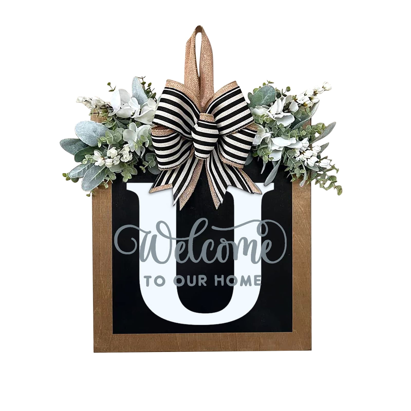 XHJUN Last Name Year Round Front Door Wreath 2023 New 26 Letter Last xhjun-last-name-year-round-front-door-wreath-2023-new-26-letter-last