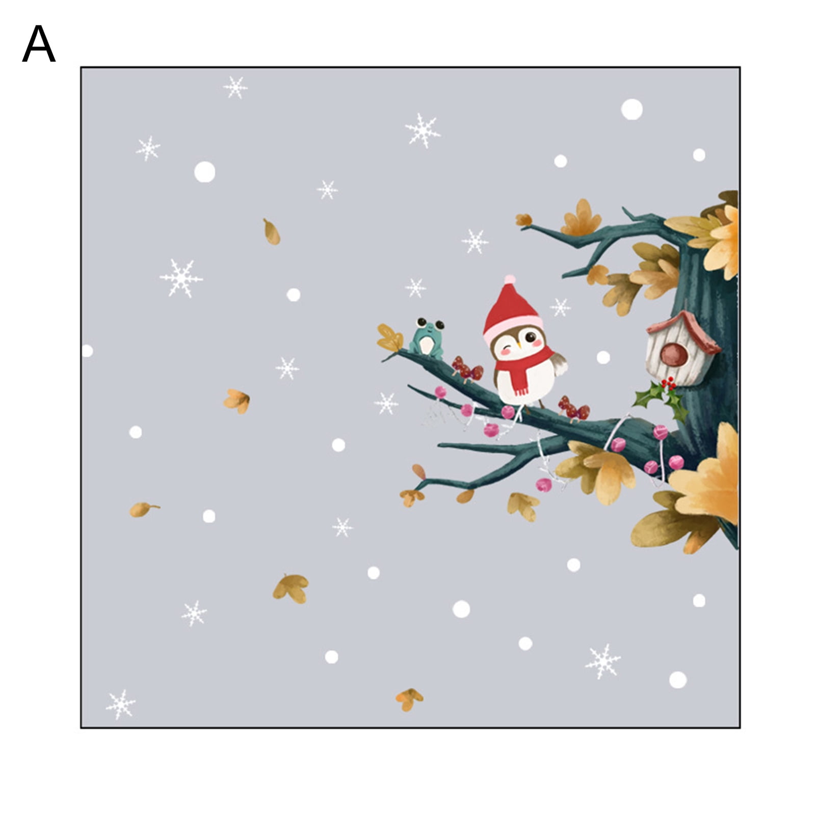 Window Clings Easy to Use Delicate 3 Styles Exquisite Wall Decorating ...