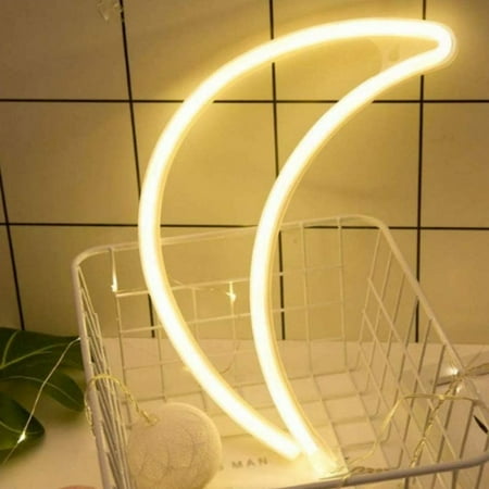 Jinveno LED Neon Lights Colored Flashing Outdoor Decoration Night Light ...