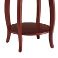 Trendy Side Table Red - Saltoro Sherpi - Walmart.com