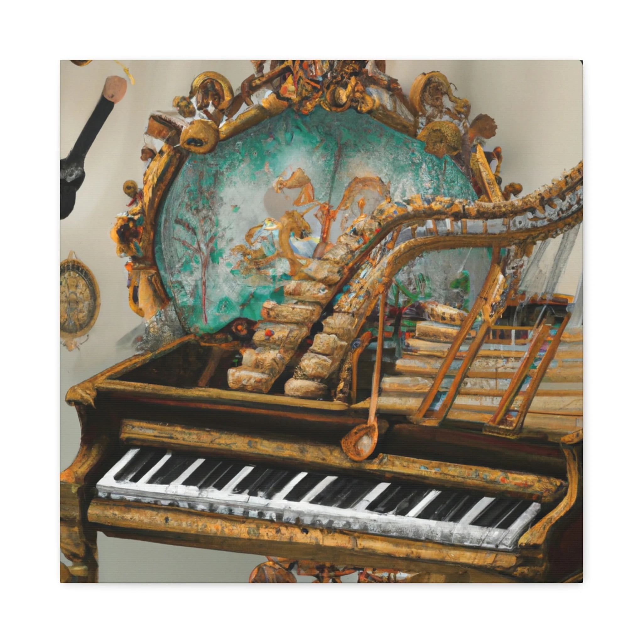 Xylophone Musical Masterpiece - Canvas - Walmart.com