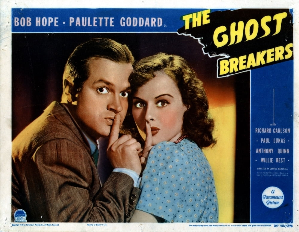 The Ghost Breakers From Left Bob Hope Paulette Goddard 1940 Movie ...