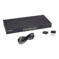 Black Box 8 Port 10/100/1000BASE-T RJ45 POE+ Gigabit Ethernet Injector ...