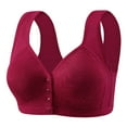 Abtuhar Women Vintage Style Button Front Breathable Everyday Bras ...