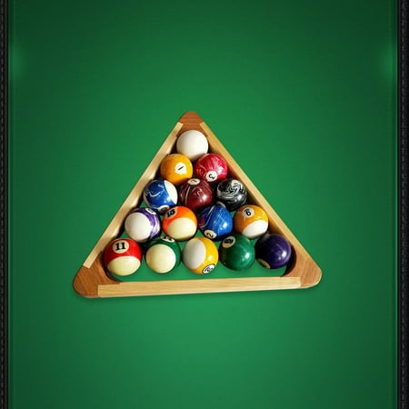 Billiard Triangle Ball Rack, Pool Table Regulation Size Billiard Balls ...