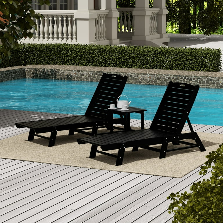 WestinTrends Malibu 3pc Patio Lounge Set, Pool Furniture WestinTrends Malibu 3pc Patio Lounge Set, Pool Furniture