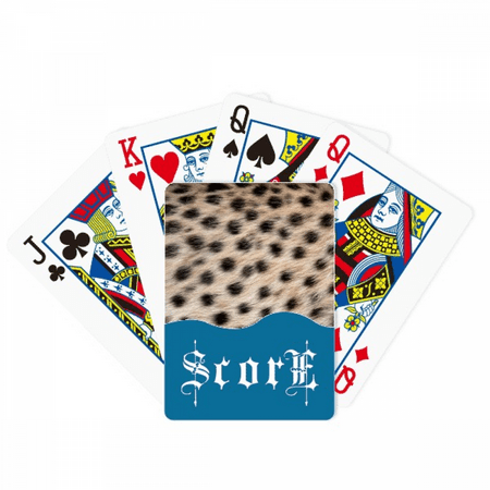 Leopard Feather Design Score Poker Playing Card Index Game | Walmart Canada