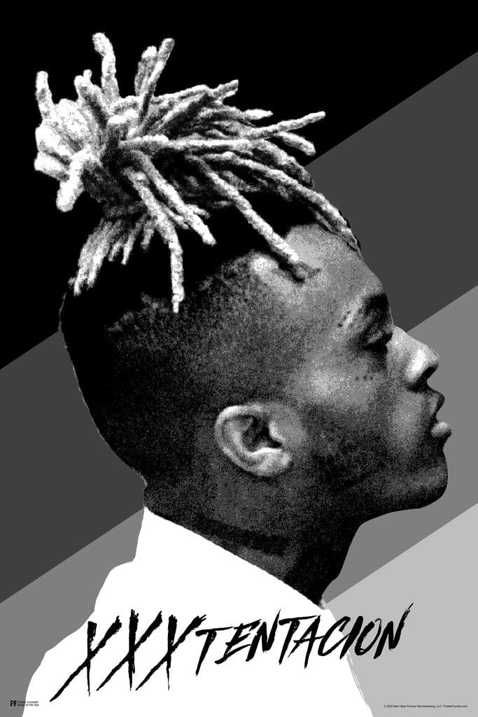 Xxxtentacion Poster Bw Stripes Xxxtentacion Merch Bad Vibes Forever Xxx