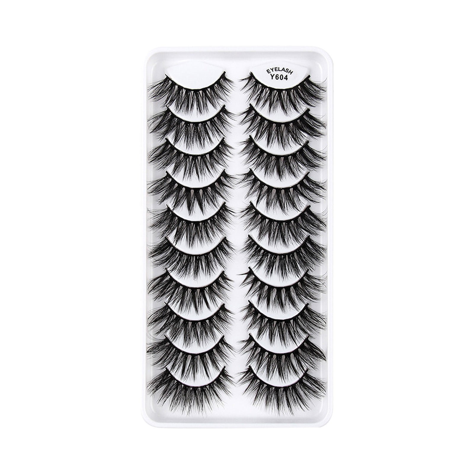 Wispy 10 Eye Multipack Eyelashes False Pack Lashes 8D Eye Volume ...