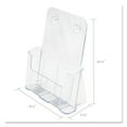 Deflecto DocuHolder, Clear, Countertop/Wall Mount, 9 1/4w x 3 3/4d x 10 3/4 - Walmart.com