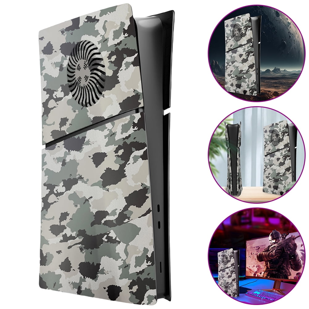 Placas Cubierta Placa Frontal Antiarañazos A Prueba Polvo para PS5 Slim ...