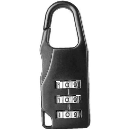 Mini 3 Dial Digits Password Padlock Combination Number Safe Travel ...