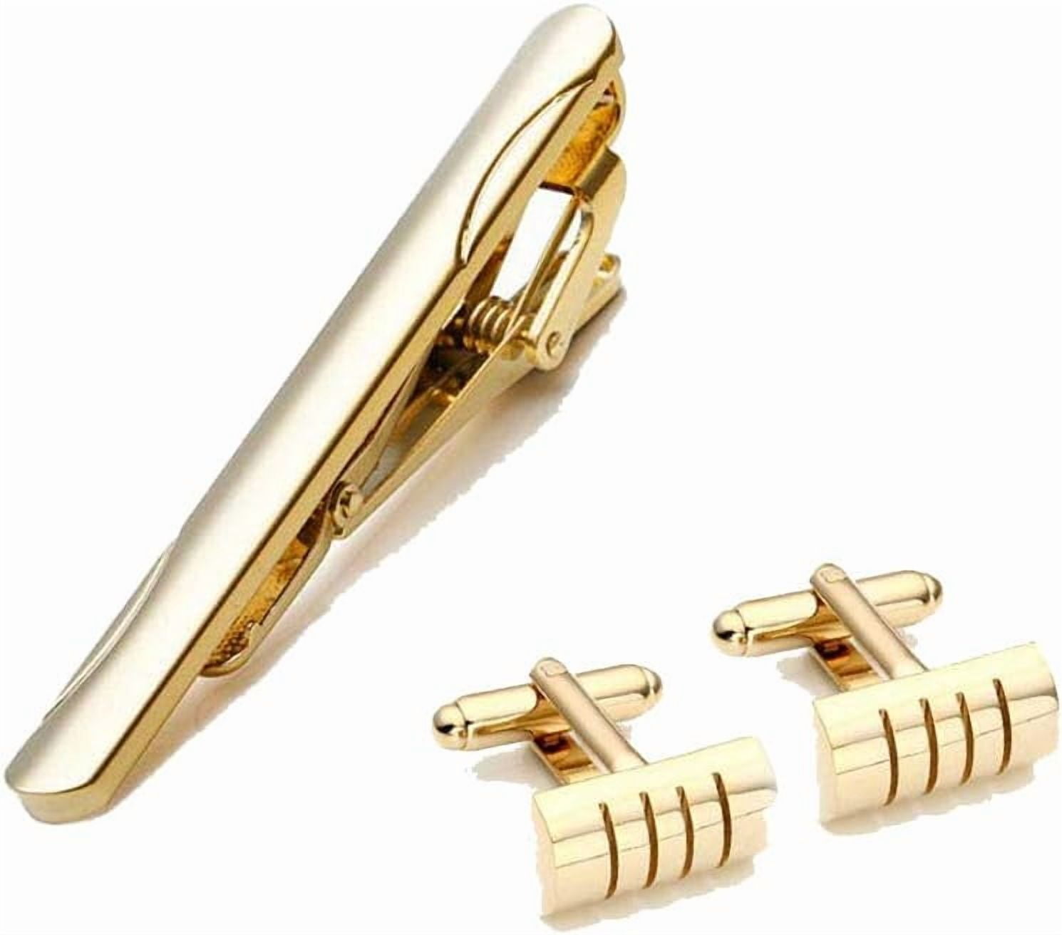 Cufflinks Tie Clip Ties Necktie Business Clips Wedding Button Shirt ...