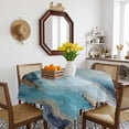 Abstract Retro Beach Seagull Table Cloth 54x54in, Waterproof Square ...