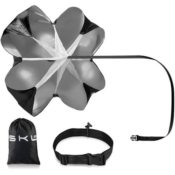 Diymag 56-inch Running Speed Resistance Parachute for Athletes Speed ...