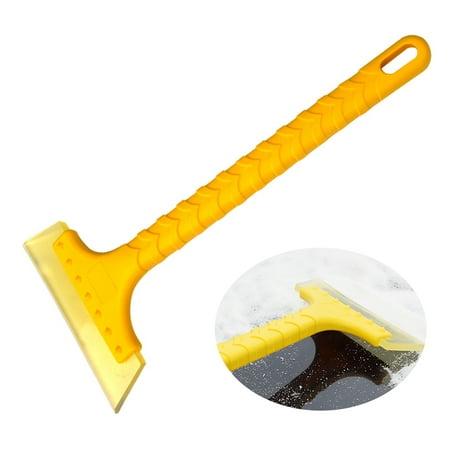 Multipurpose Snow Scraper -Slip Wide Rubber Blade Long Handle Car ...
