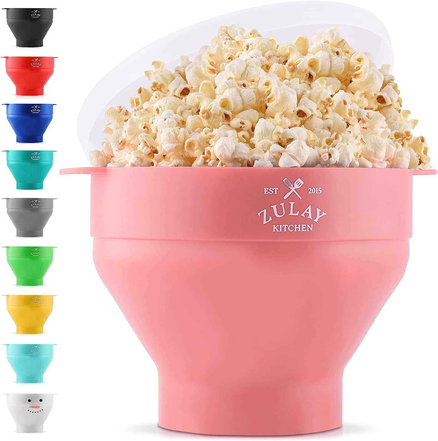 Zulay Kitchen Large Microwave Popcorn Maker BPA Free Silicone Popcorn ...