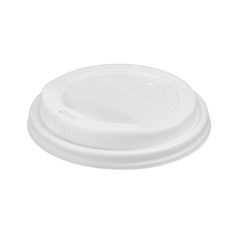 Naturezway Pro (50 Pack) White PLA Compostable Lids for Compostable ...