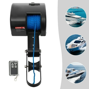 Electric Anchor Winch, 25LBS Marine Electric Windlass with Remote ...
