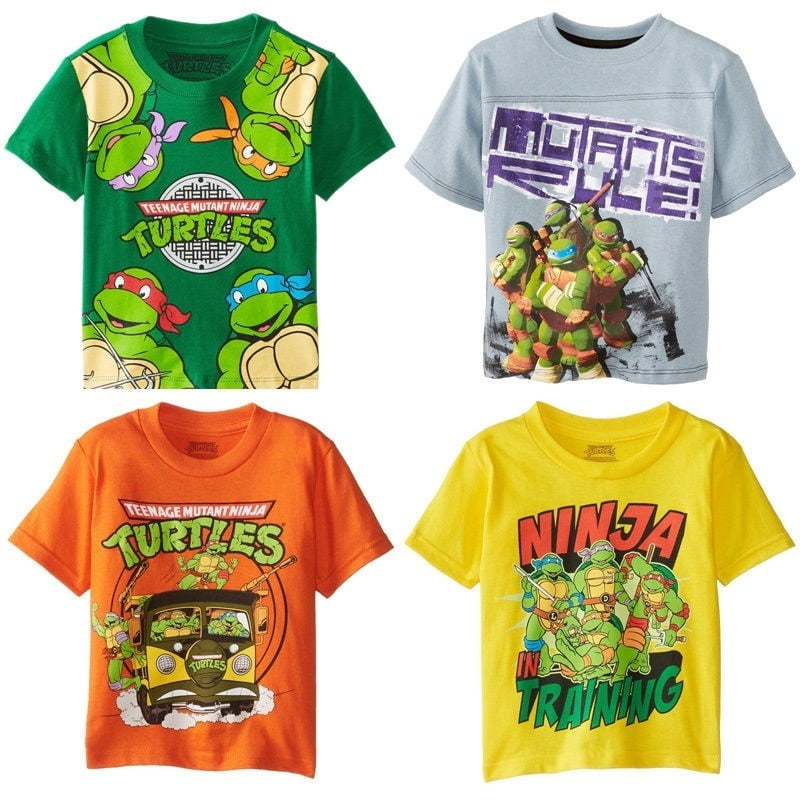 TMNT Teenage Mutant Ninja Turtles Baby Kid Boy Girls Tops T-shirt ...
