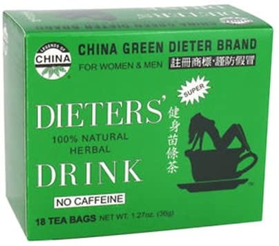 Uncle Lees Tea Dieters Drink Herbal Tea 100% Natural, No Caffeine - 18 ...