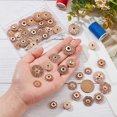 24Pcs 4 Style Alloy Brass Snap Buttons Sew on Press Buttons Garment ...