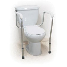 GF Health Lumex Versaframe Toilet Safety Rail, Adjustable Height ...