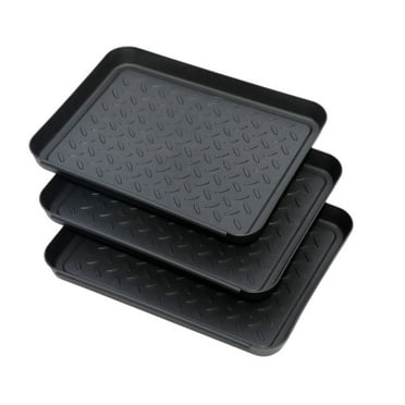 IRIS Small Shoe Tray, 3 Pack, Gray - Walmart.com