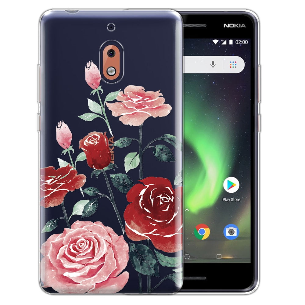 FINCIBO Soft TPU Clear Case Slim Protective Cover for Nokia 2V / 2.1 5. ...