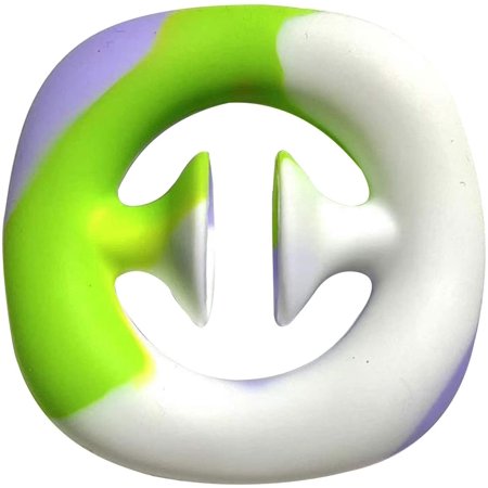 Snapper Fidget Toy, Rainbow Color Vent Pressure Relief Toy Silicone ...