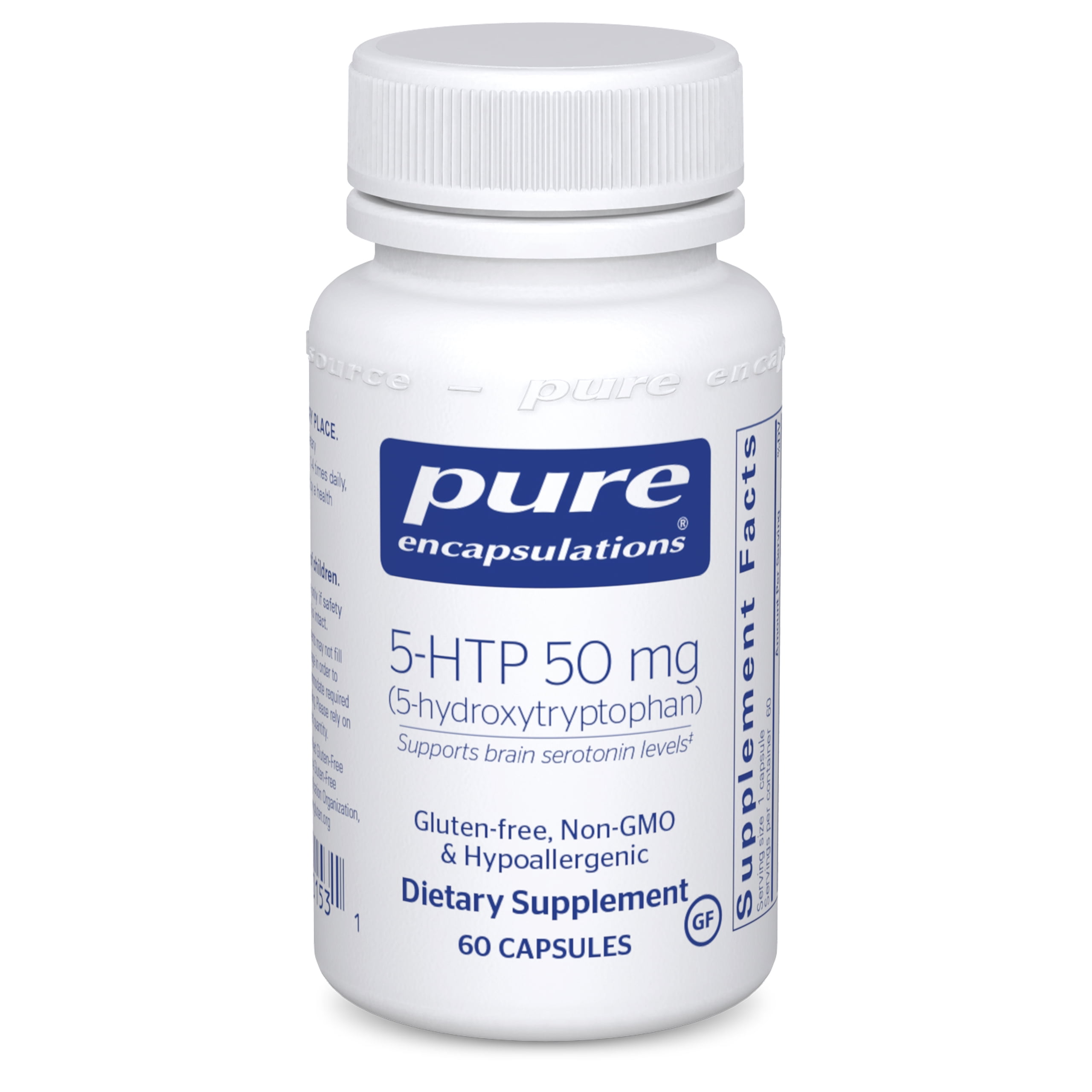 Pure Encapsulations 5-HTP 50 mg | 5-Hydroxytryptophan Supplement for Brain, Sleep, Eating ...